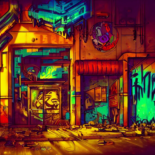 ArtStation - 16 UnderGround Graffity Street Light 750 jpg collection ...