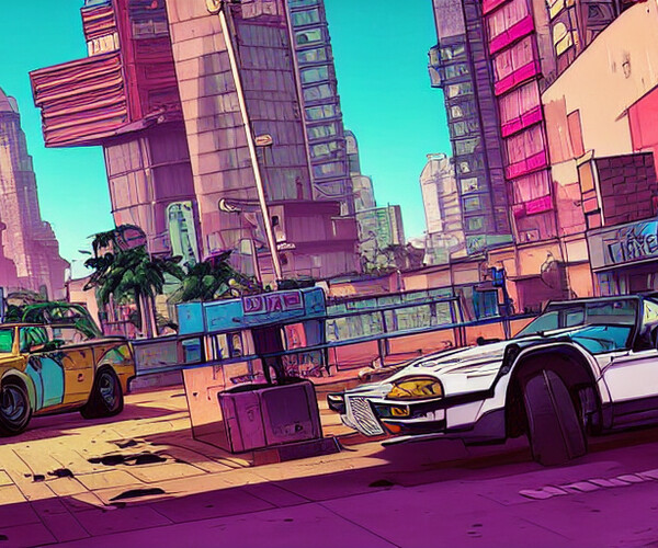ArtStation - 17 Gta Big City 1000 image pack | Artworks