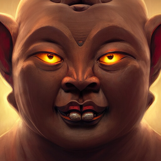 ArtStation - Oni Statue 250 jpg pack | Artworks