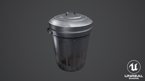 ArtStation - Stylized Trash Can | Game Assets