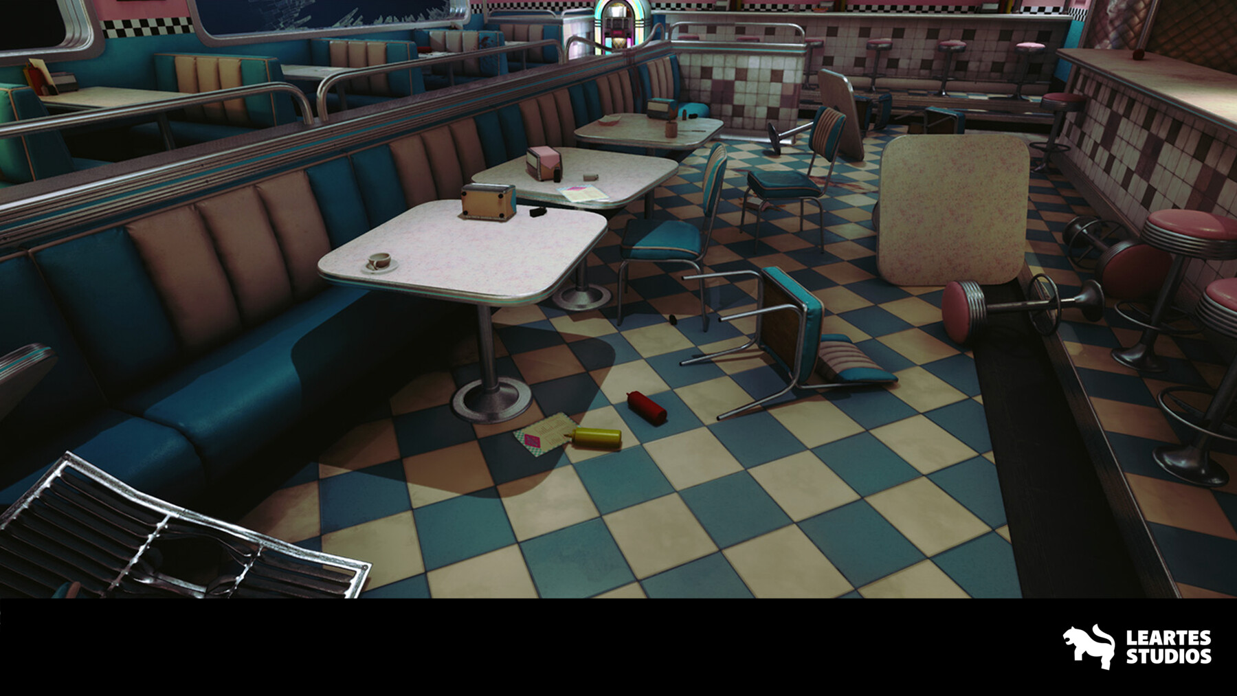 ArtStation - Rino's Diner | Game Assets