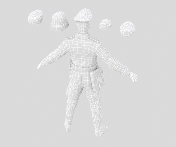 ArtStation - German soldiers officer | Resources