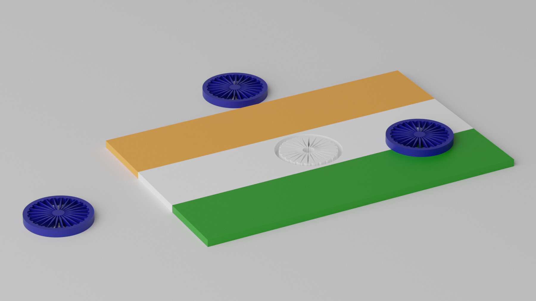 ArtStation - Indian Flag 3d model | Resources
