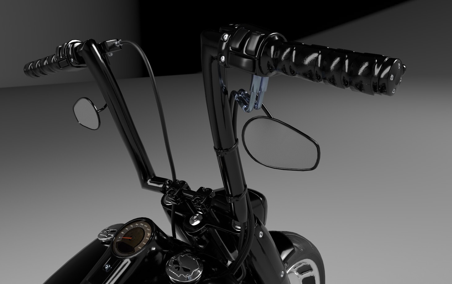 ArtStation - Big Custom Motorcycle | Game Assets