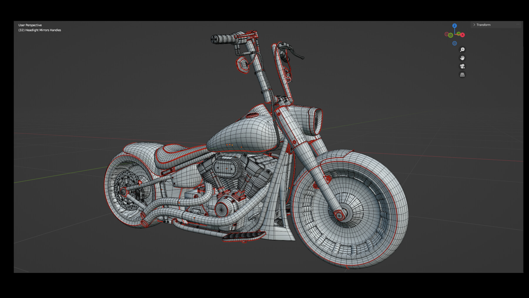 ArtStation - Big Custom Motorcycle | Game Assets