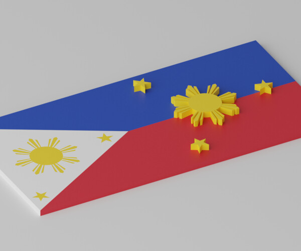 ArtStation - Philippines Flag 3d model | Resources