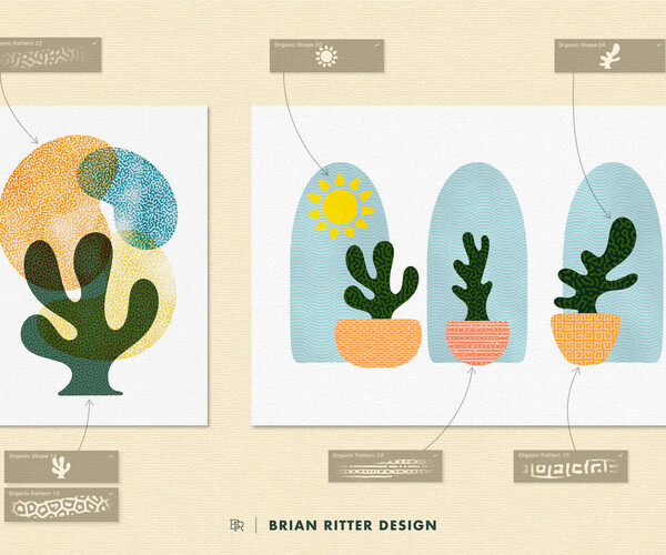 ArtStation - Organic Brush Kit for Procreate | Brushes