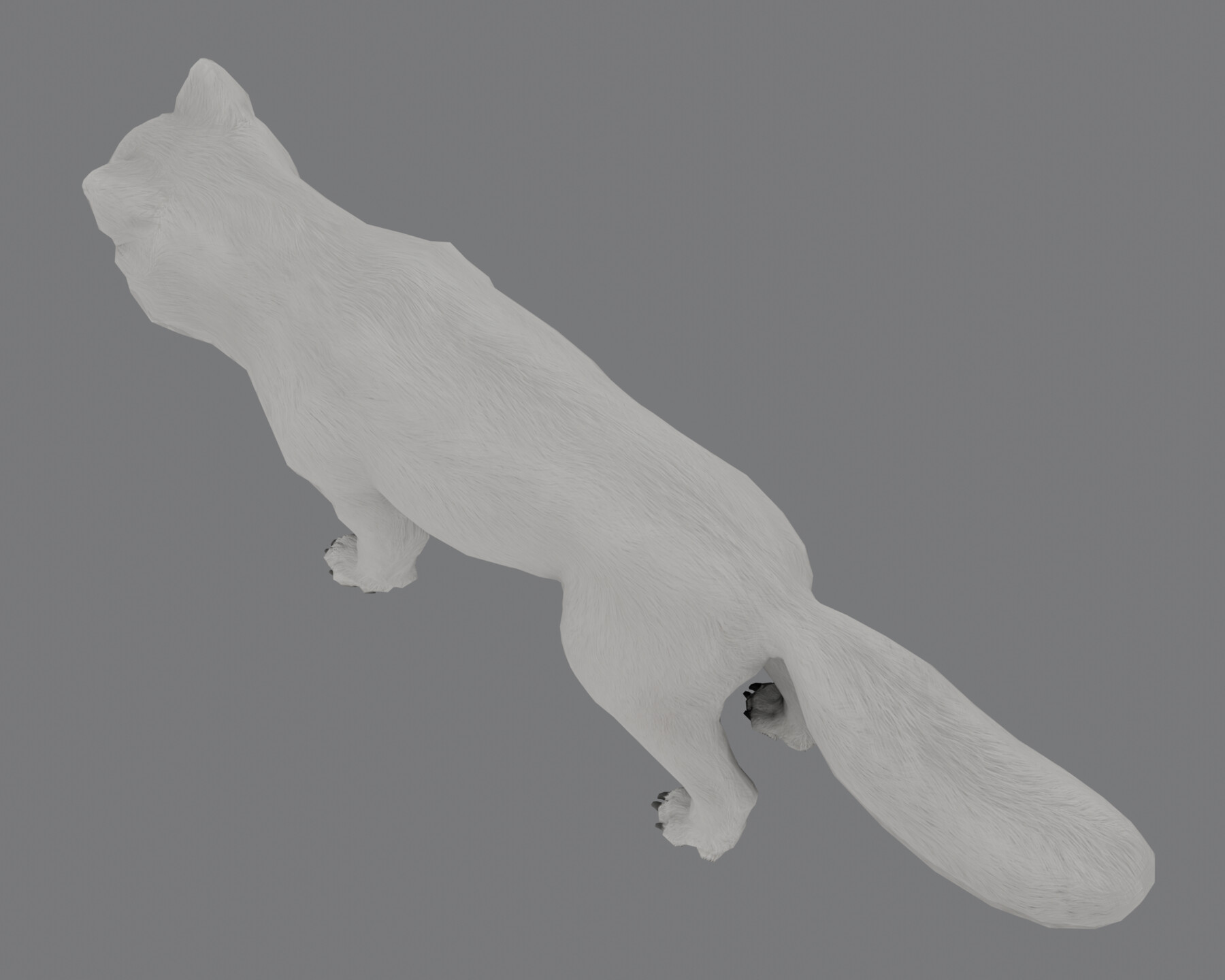 ArtStation - Arctic Fox - rigged game model | Game Assets