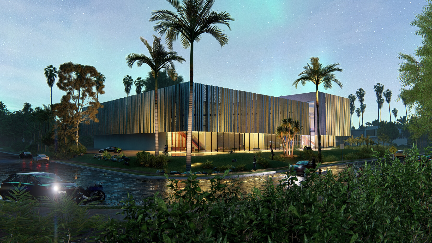 ArtStation - commercial building 3d Revit Lumion modern design | Resources