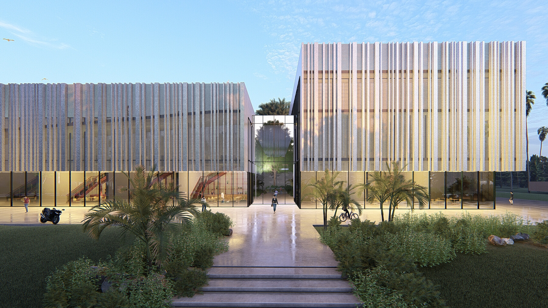 ArtStation - commercial building 3d Revit Lumion modern design | Resources