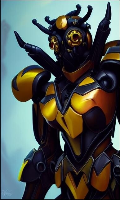 ArtStation - Bee Armor Hero 300 jpg artstation pack | Artworks