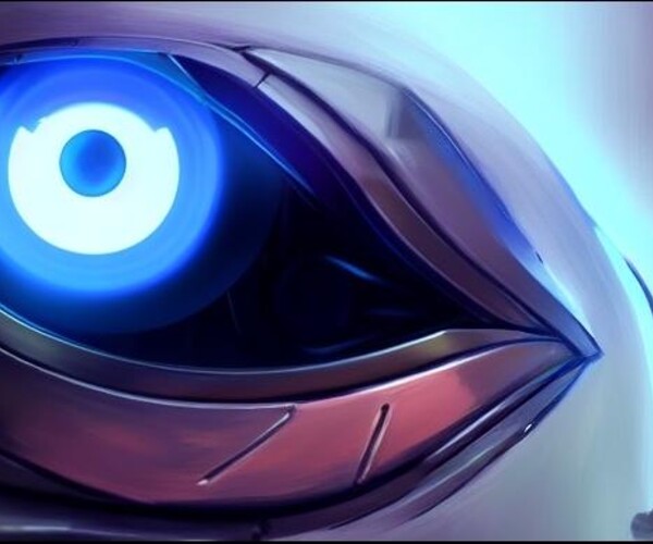 ArtStation - Cyborg Eye 1300 jpg artstation pack | Artworks