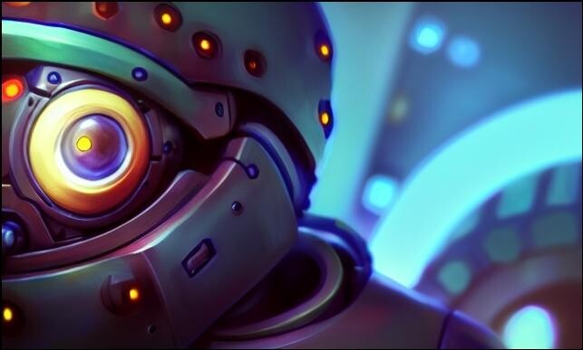 ArtStation - Cyborg Eye 1300 jpg artstation pack | Artworks