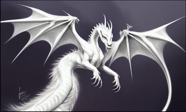 ArtStation - 50 White Dragon 185 jpg artstation pack | Artworks