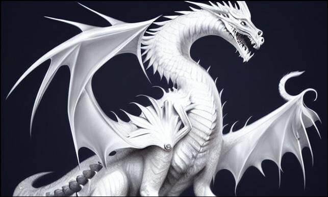 ArtStation - 50 White Dragon 185 jpg artstation pack | Artworks