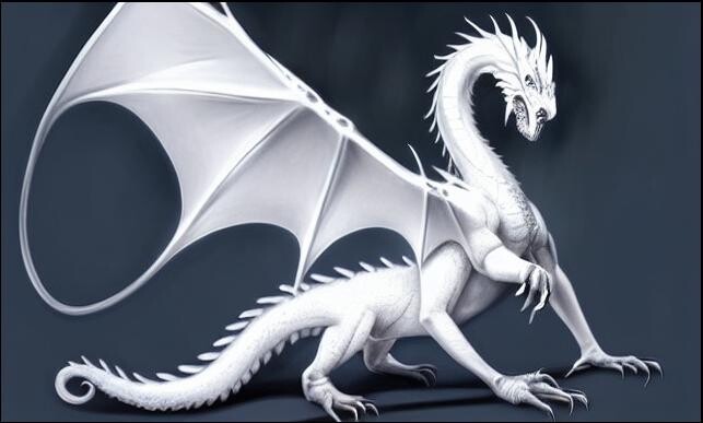 ArtStation - 50 White Dragon 185 jpg artstation pack | Artworks