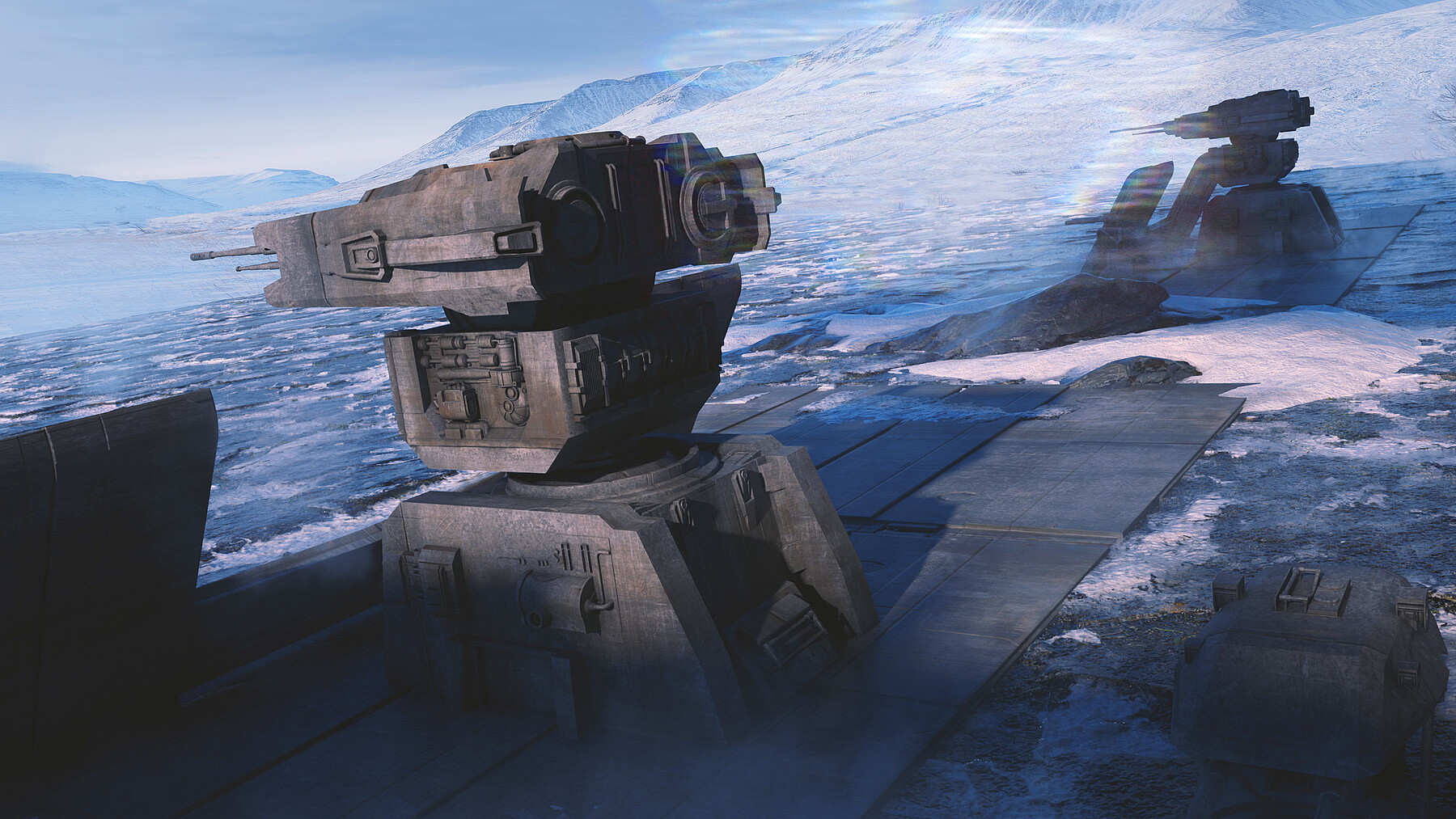 ArtStation - 3D Asset pack - Destroyer Base | Game Assets