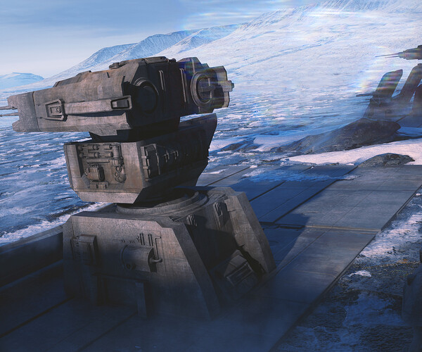 ArtStation - 3D Asset pack - Destroyer Base | Game Assets