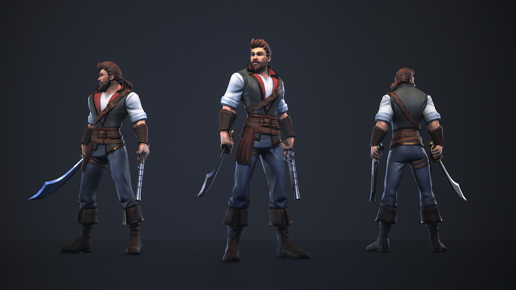 ArtStation - Pirate John | Game Assets