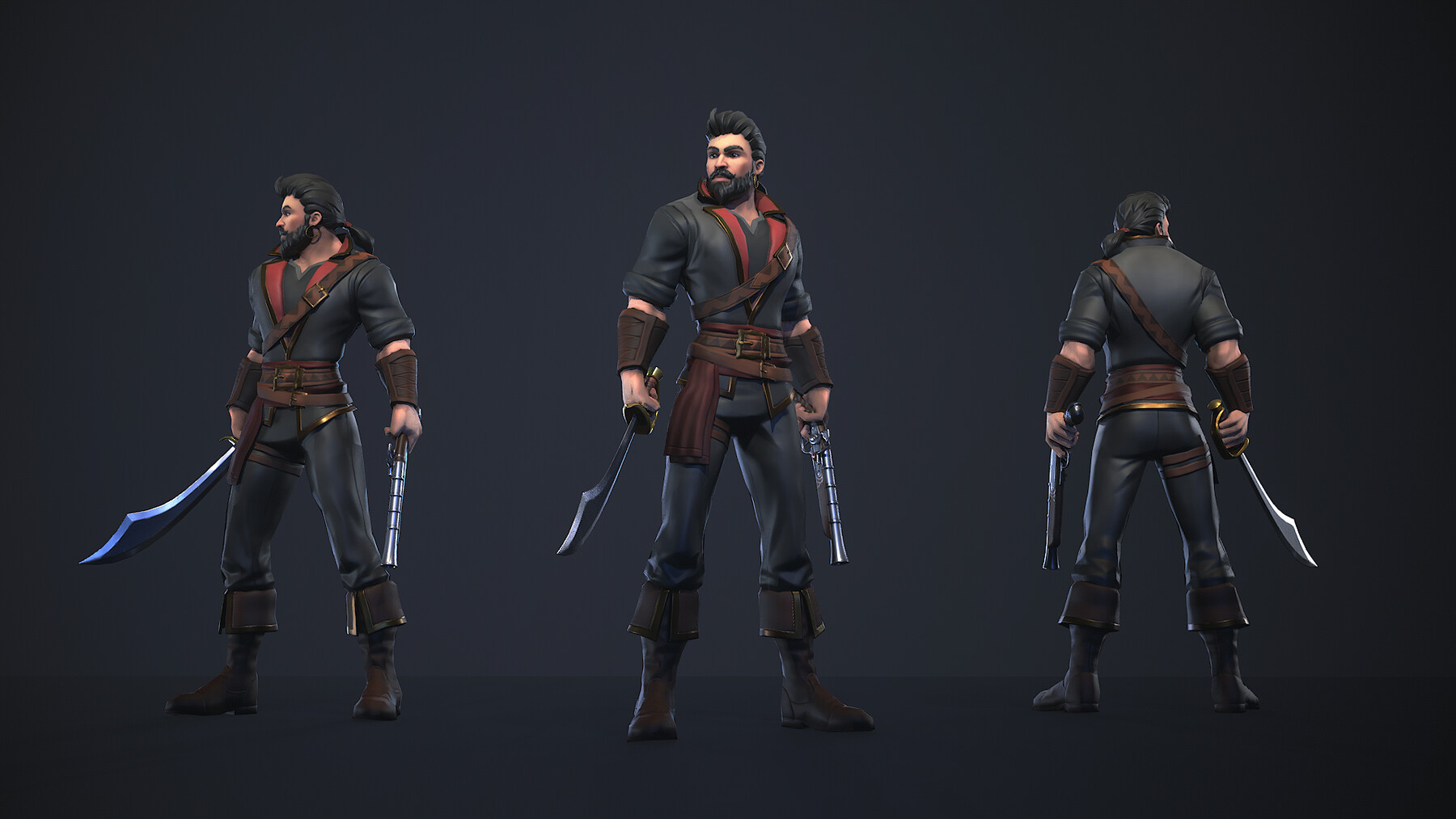 ArtStation - Pirate John | Game Assets