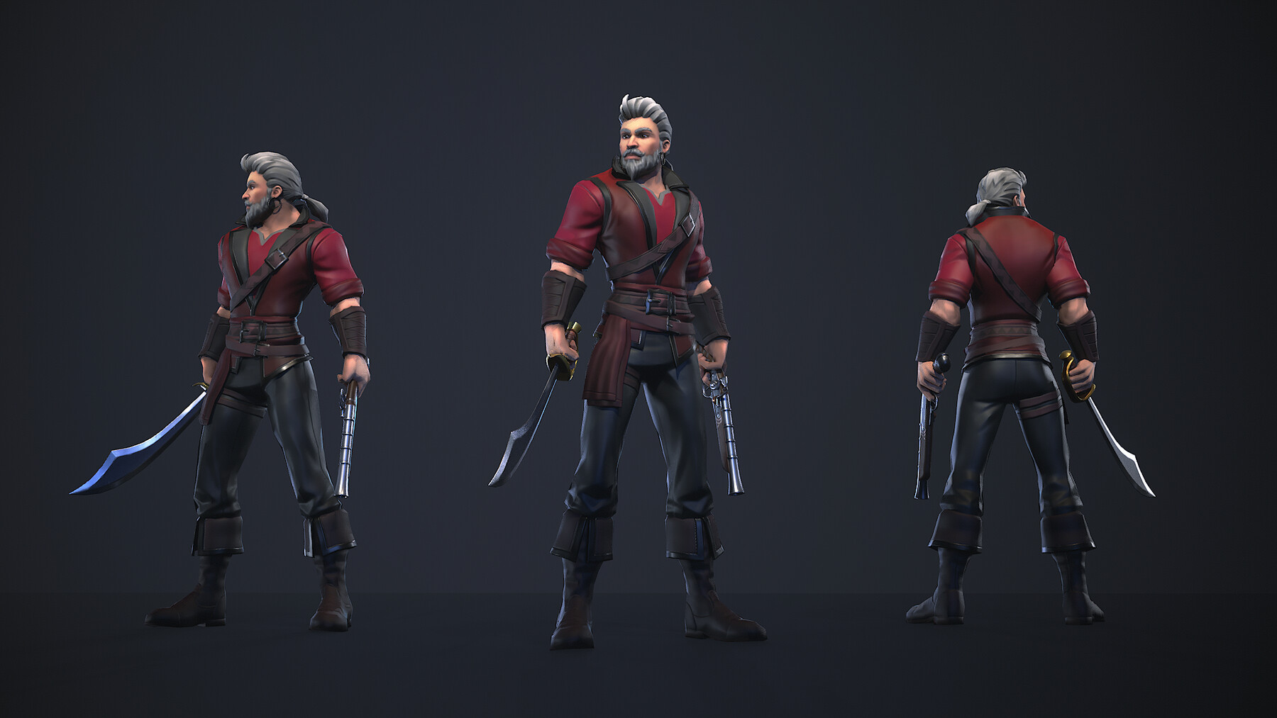 ArtStation - Pirate John | Game Assets