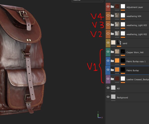 ArtStation - Backpack 3D Asset | Game Assets