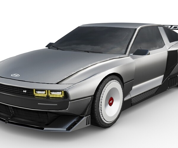 ArtStation - Hyundai N Vision 74 | Game Assets
