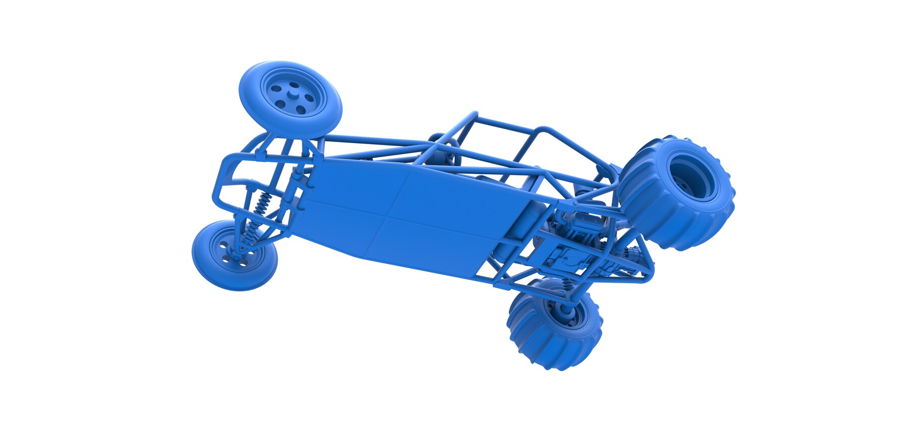 ArtStation - 3D printable Diecast old school Sand Rail buggy Scale 1:25 ...