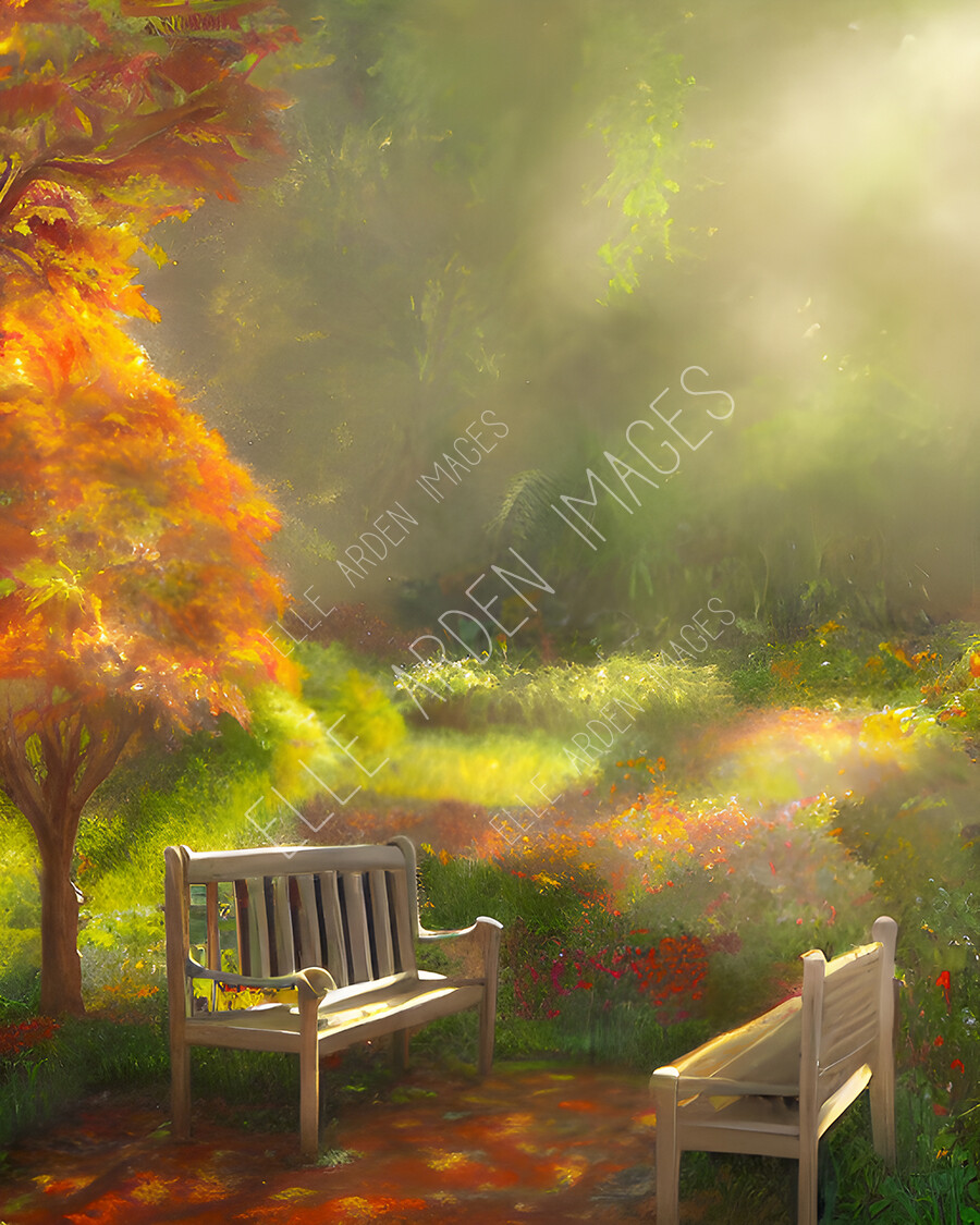 ArtStation - Autumn Benches | Artworks