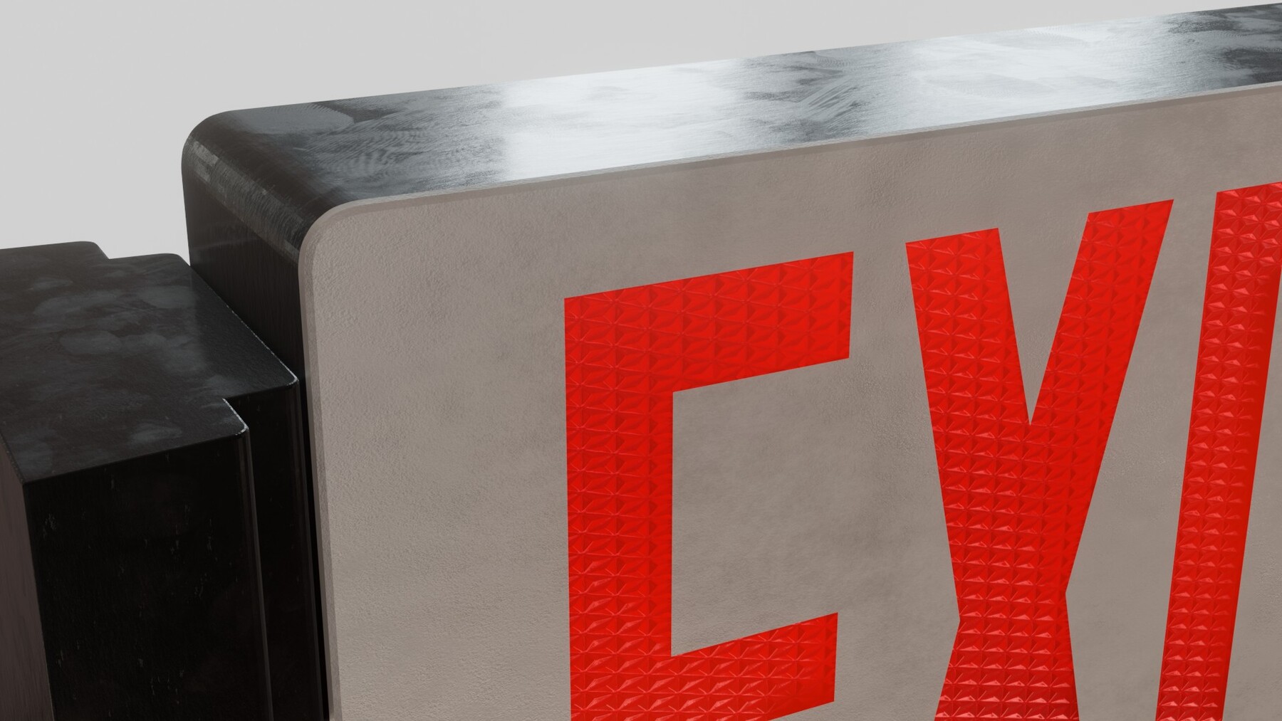 ArtStation - Exit Sign 3D Model | Game Assets