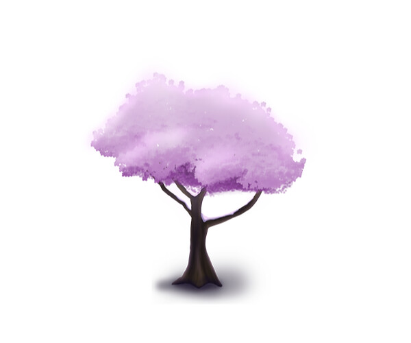 ArtStation - Beautiful 2d Sakura Tree Sprite Sheet | Game Assets