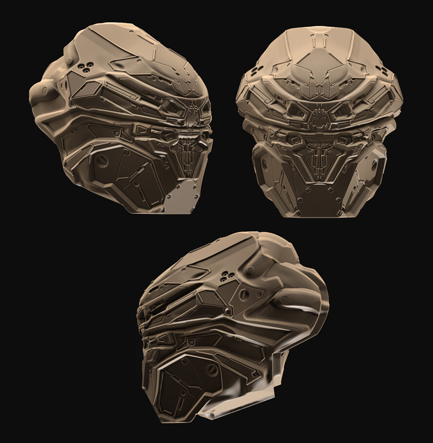 ArtStation - Robot head concept | Resources