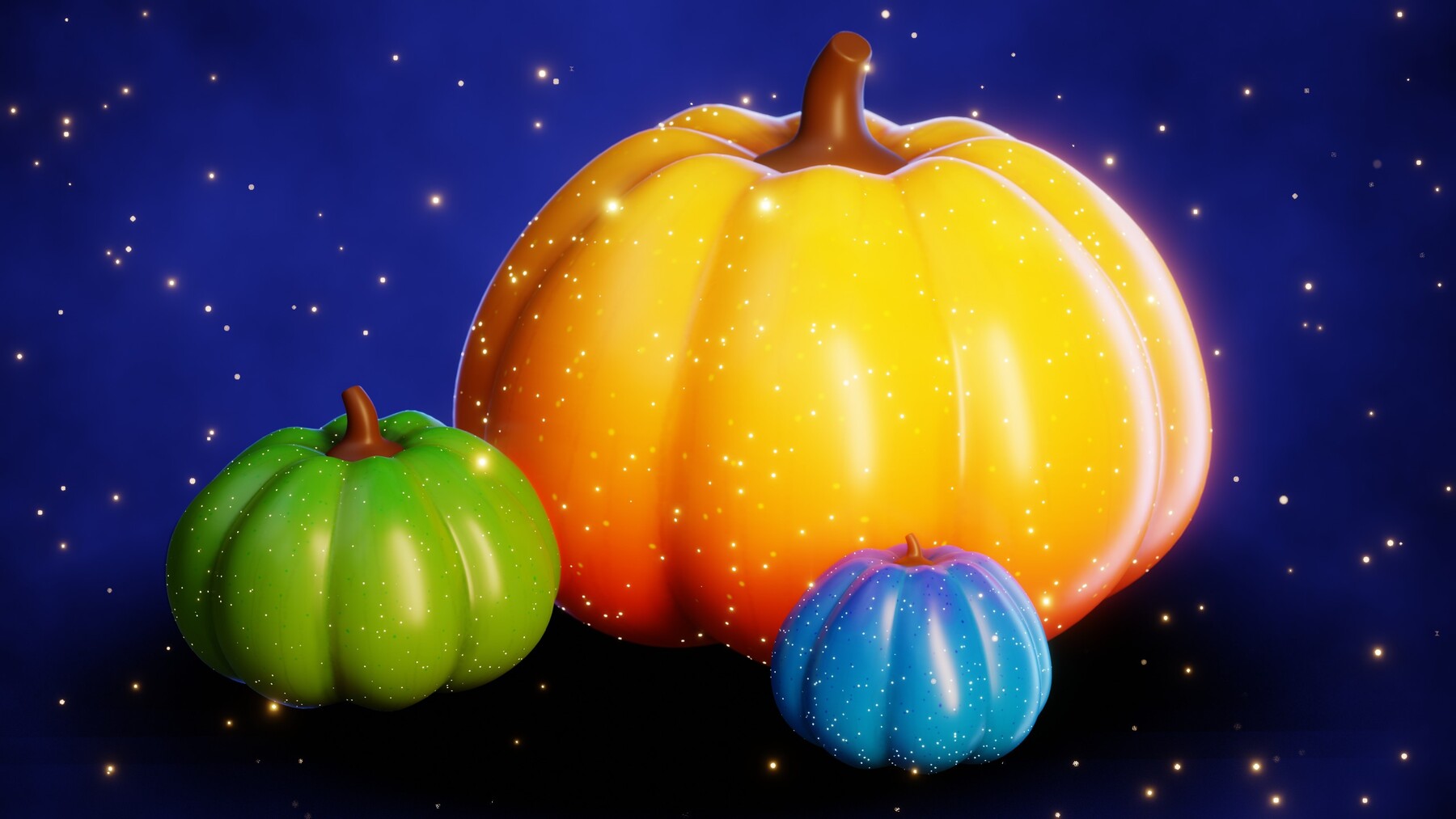 ArtStation - Stylized Hand Painted Pumpkins | Game Assets