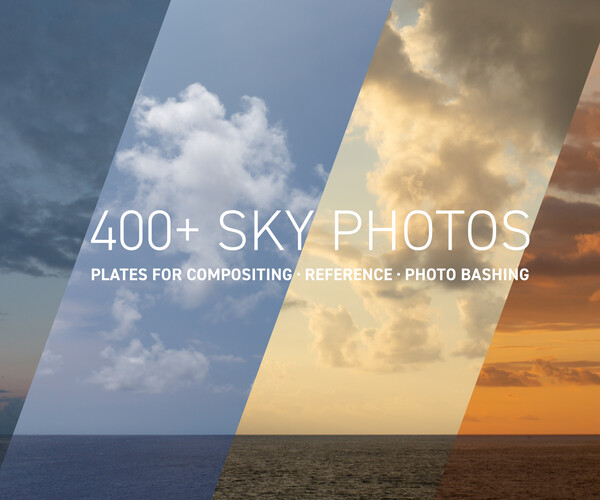 ArtStation - 400+ Sky Photos for Comping and Reference | Resources