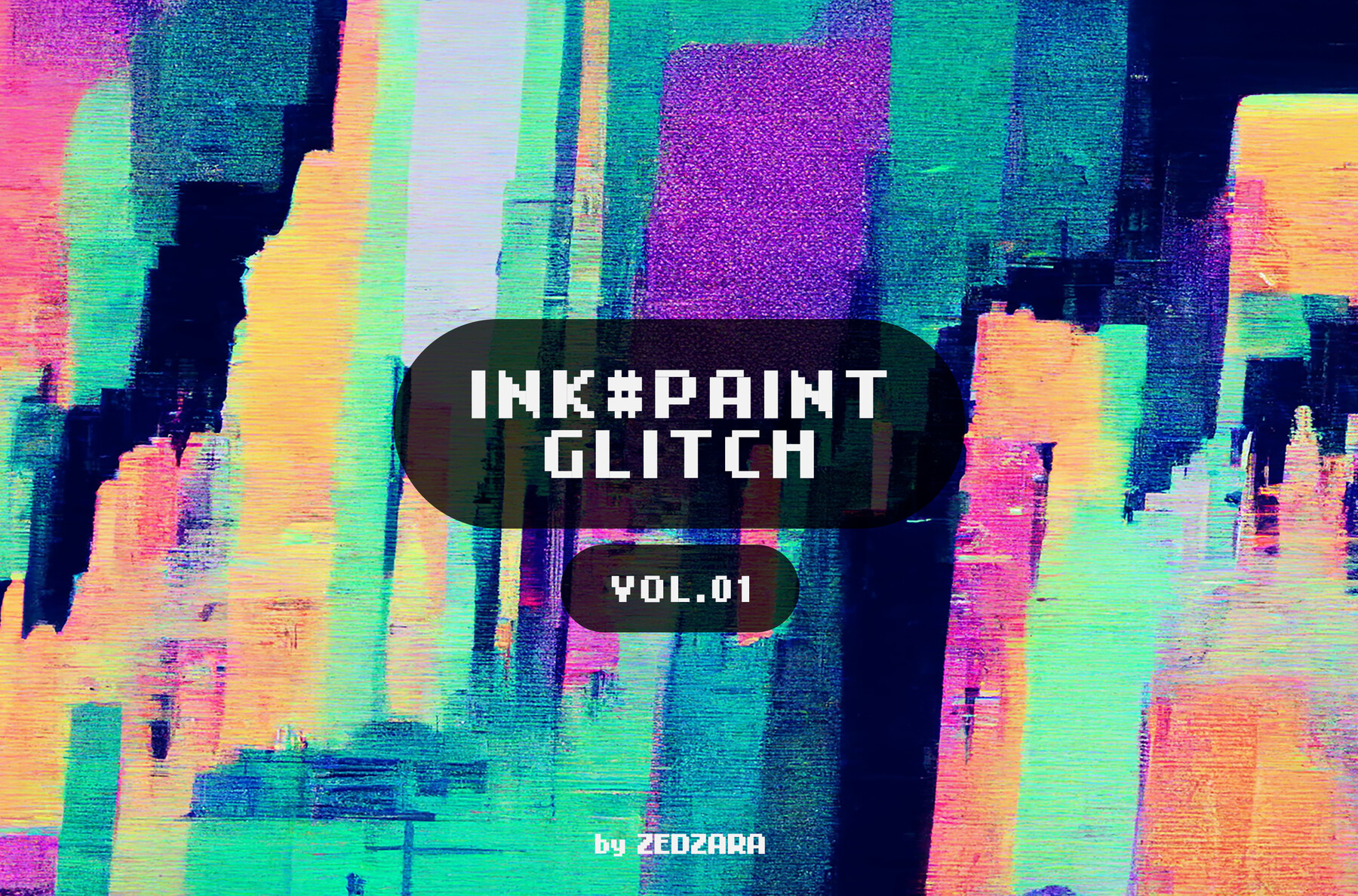 ArtStation - Glitch - INK_PAINT - Textures VOL.o1 // Generated Overlay ...