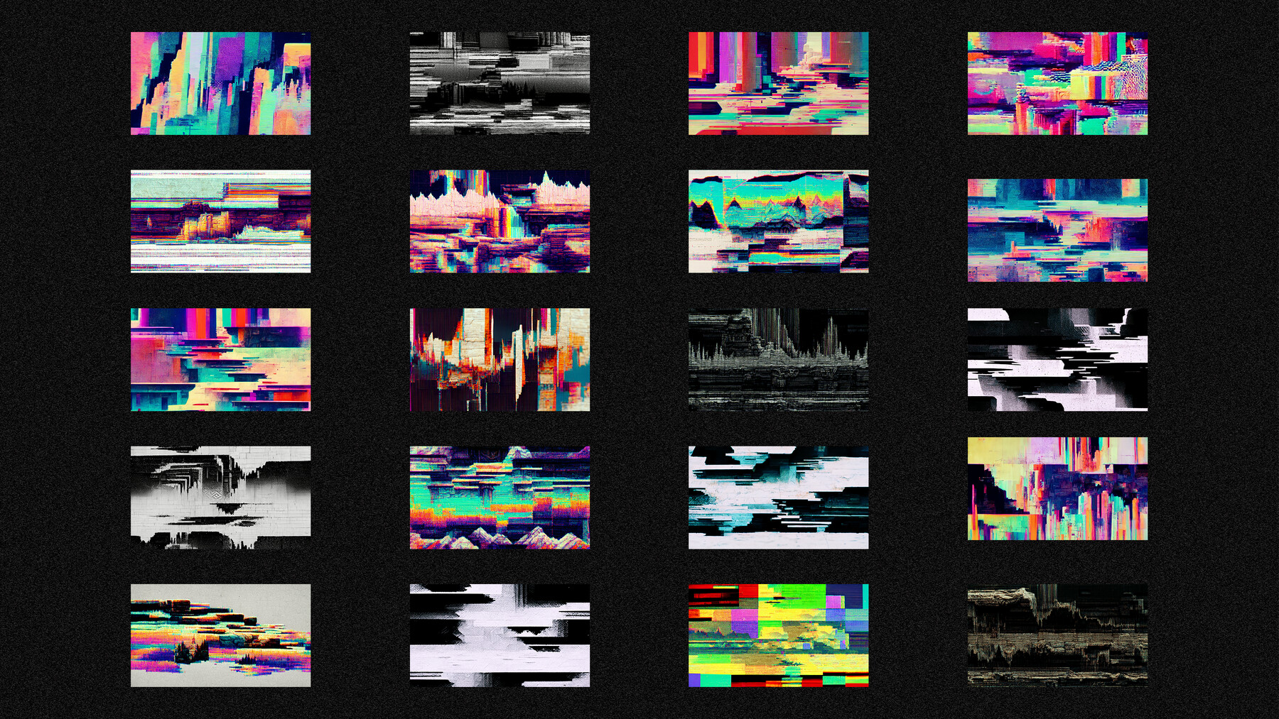 ArtStation - Glitch - INK_PAINT - Textures VOL.o1 // Generated Overlay ...