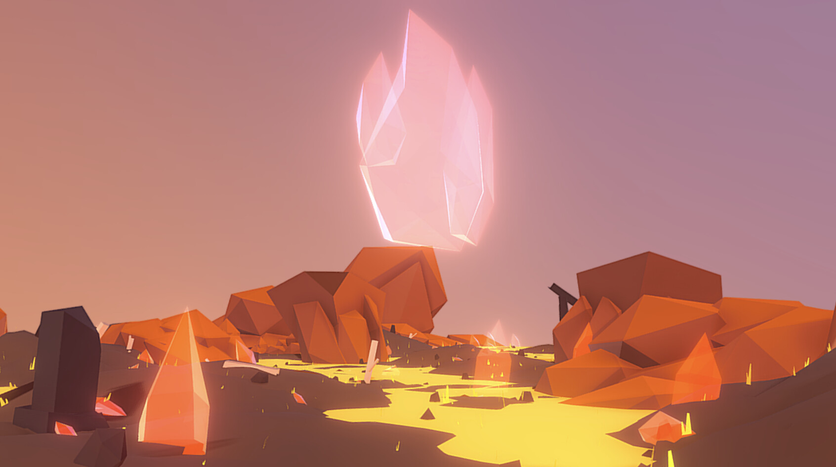 ArtStation - Lavaland - Low Poly Stylized Environment | Game Assets