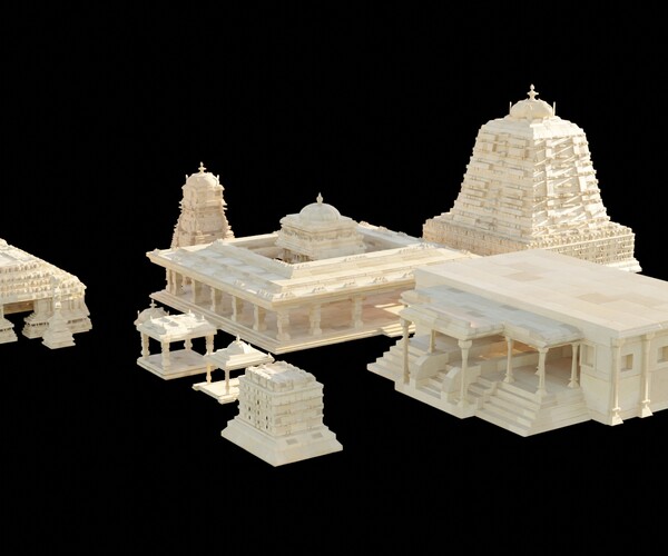 ArtStation - Medieval/Ancient Temple Megapack 3D Kit | Resources