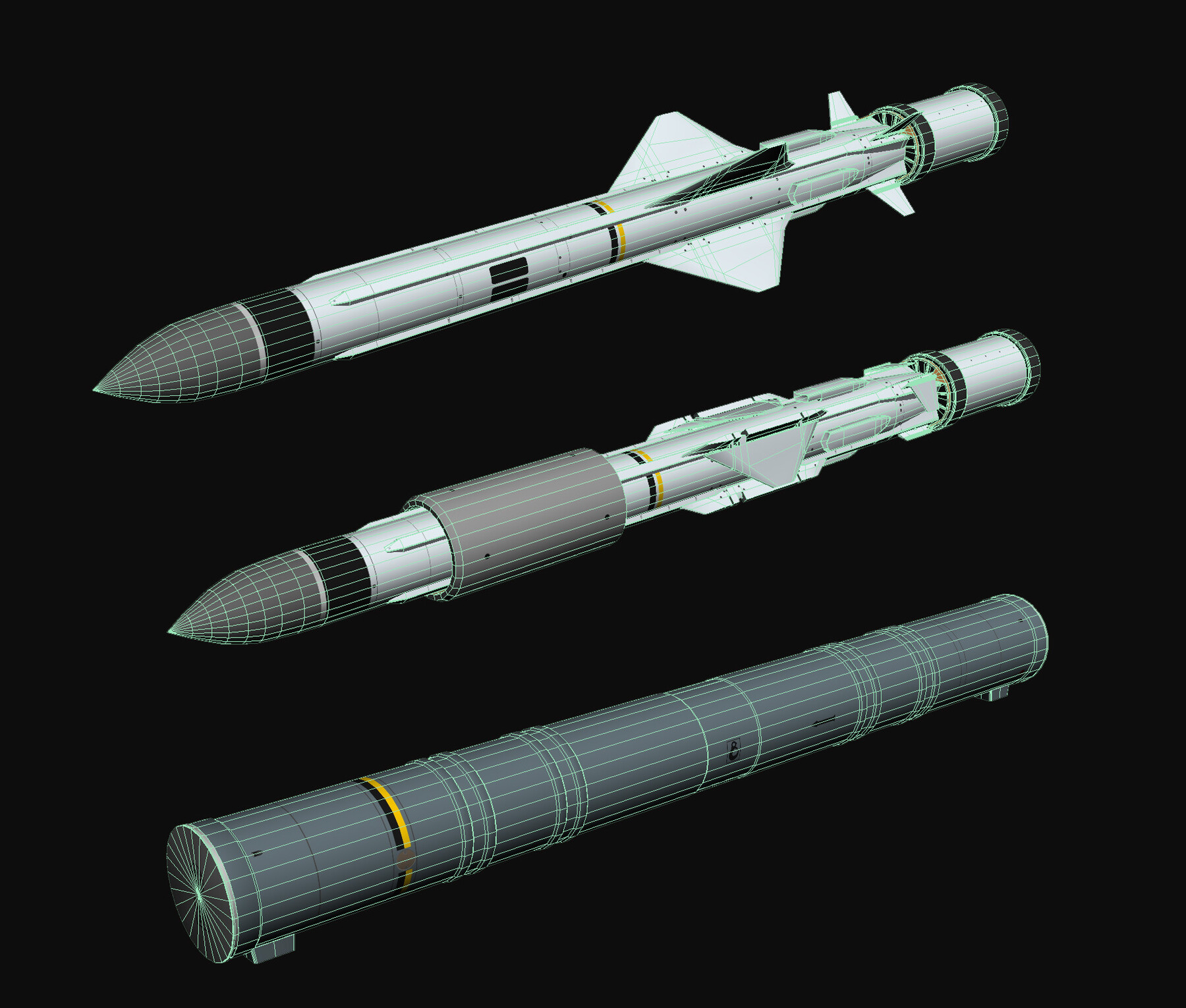 ArtStation - Exocet MM40 Block 3 | Resources