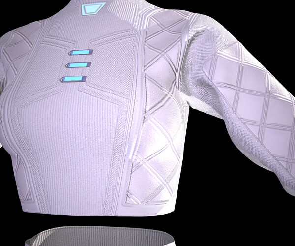 ArtStation - Futuristic clothes Scifi outfit | Resources