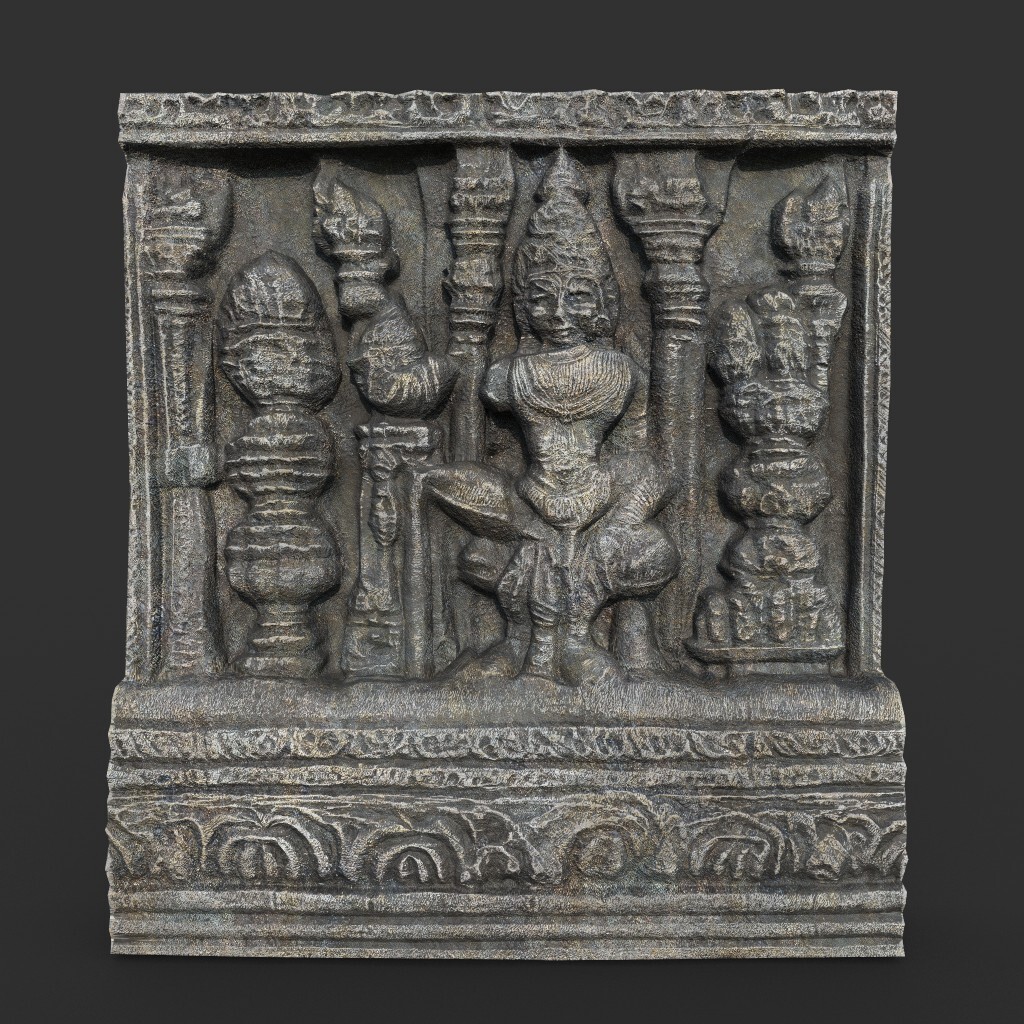 ArtStation - Low poly Ancient Hindu Temple Wall modular Ultra HD 16K ...