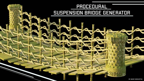 ArtStation - Procedural Bridge/Docks Generator V1 for Blender (Simple ...
