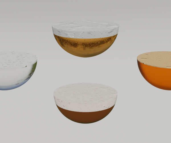 ArtStation - Drinks and foam shader | Resources