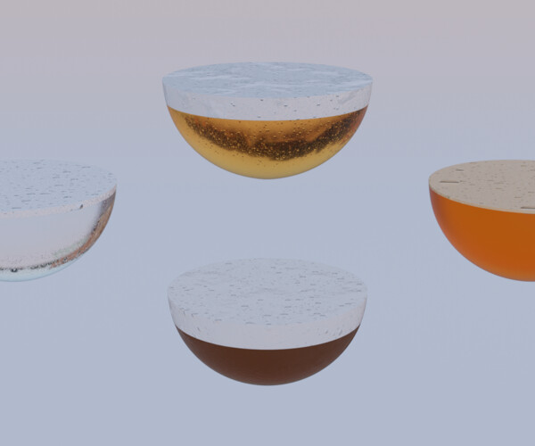 ArtStation - Drinks and foam shader | Resources