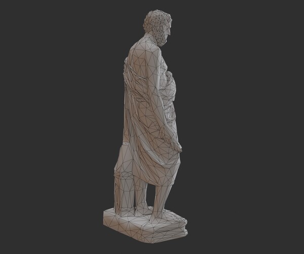 ArtStation - Greek Man Statue - Granite | Game Assets