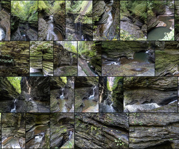 ArtStation - Gorge & Waterfalls Photo Reference Pack [208 photos ...