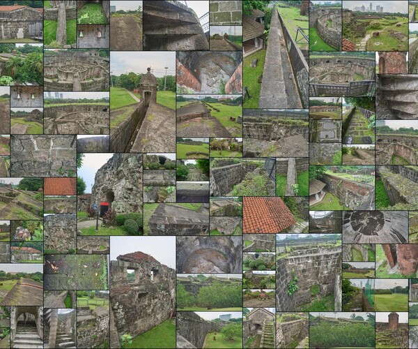 ArtStation - 185 photos of Colonial Spanish Round Bastion Fort Ruins ...