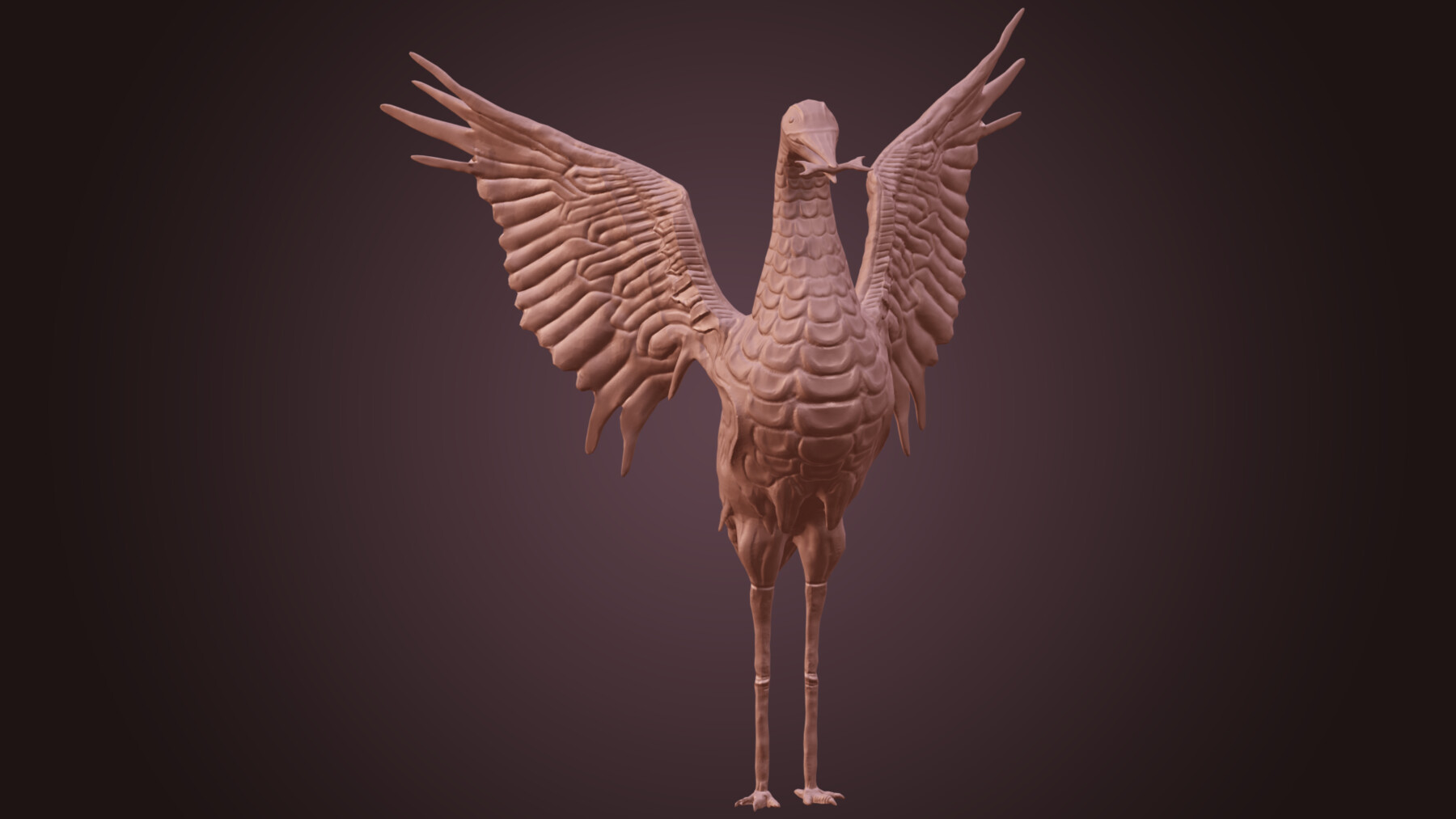 ArtStation - Bird Statue 3D Printable | Resources