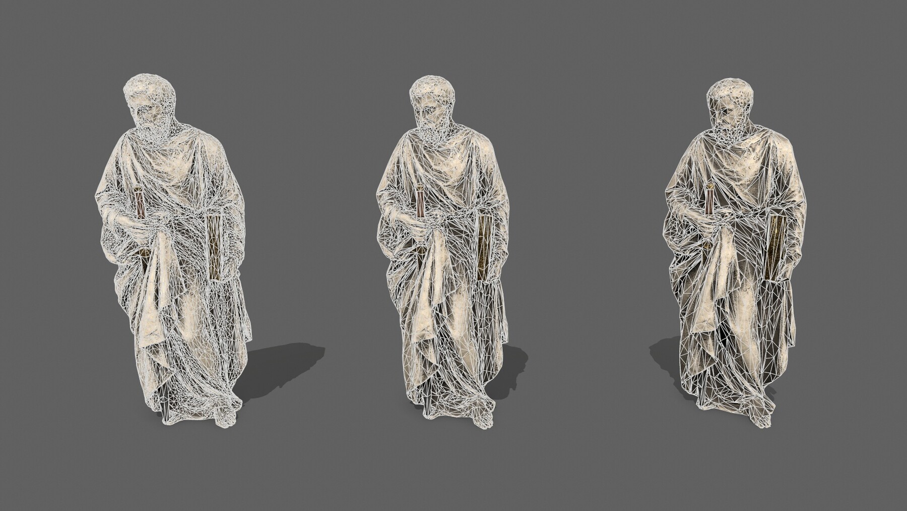 ArtStation - Old Man Statue | Game Assets
