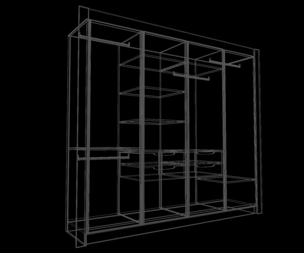 ArtStation - CLEAR GLASS WARDROBE | Resources